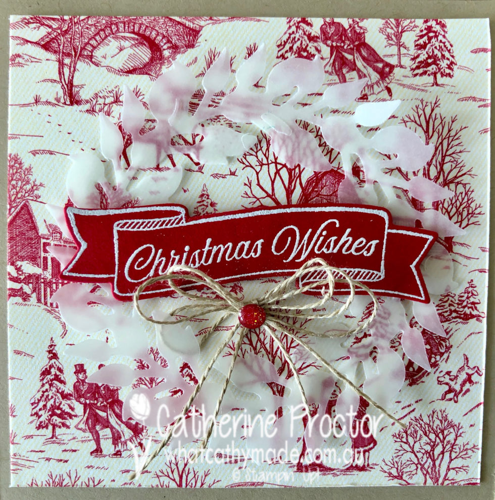 Toile Christmas Stamp Set Archives - What Cathy Made