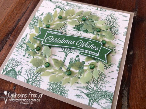 Toile Christmas Stamp Set Archives - What Cathy Made