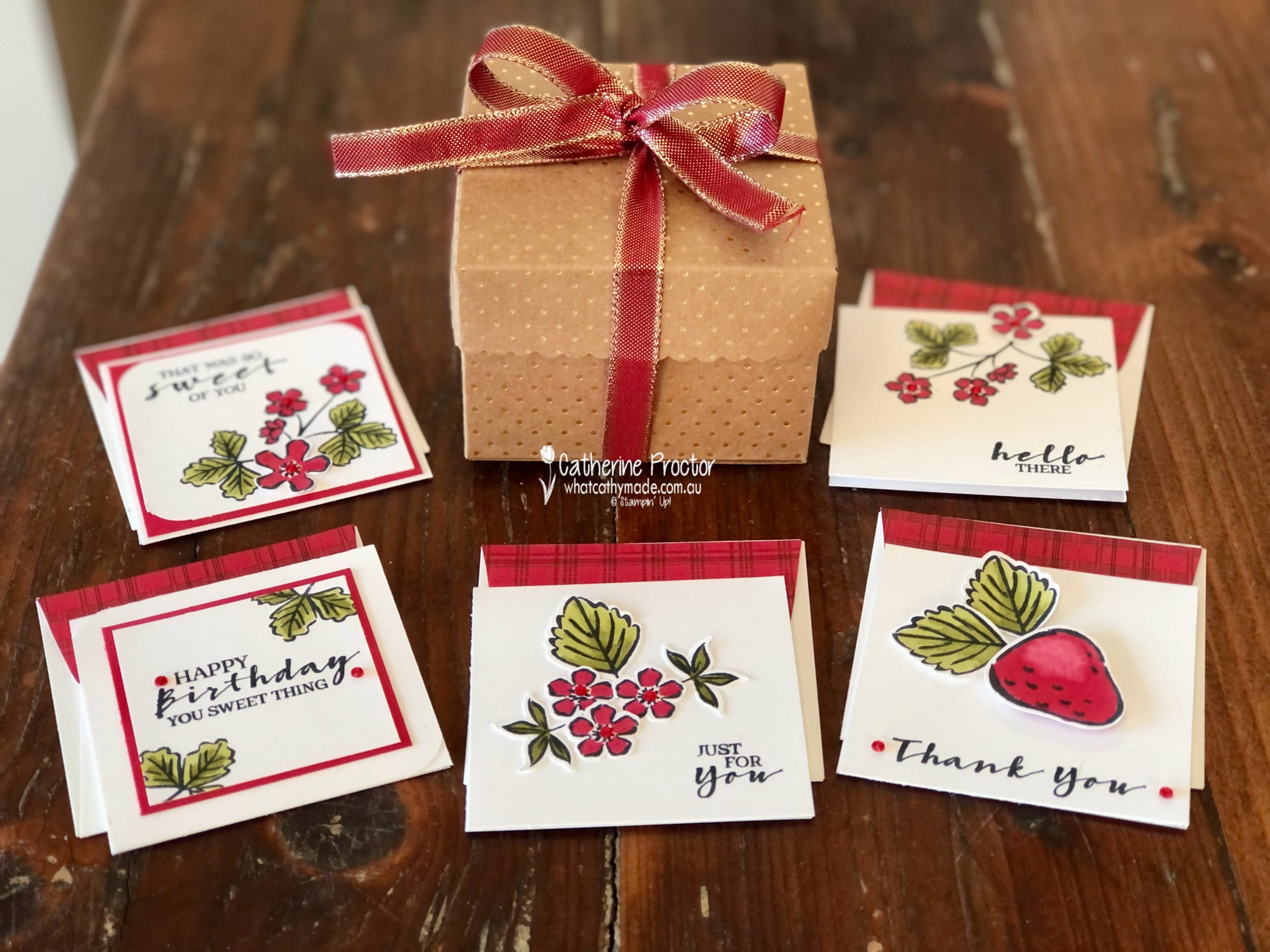 Stampin' Up! Cherry Cobbler - Week 10 AWH Colour Creations Blog Hop ...