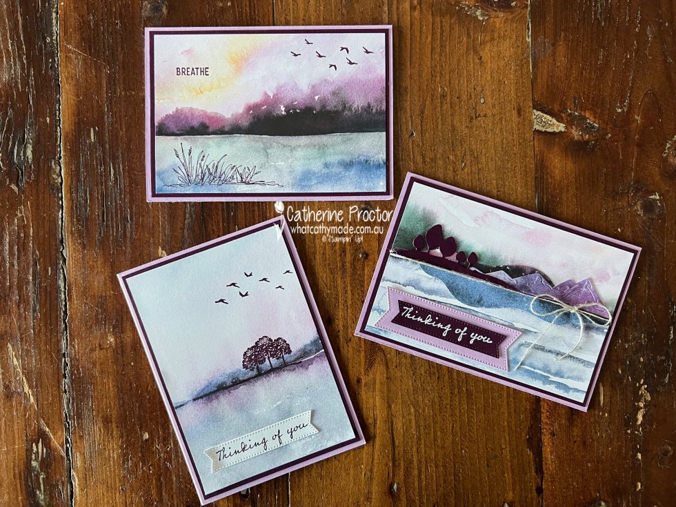 Blackberry Bliss New Horizon Cards - Week 9 AWH Colour Creations - What ...