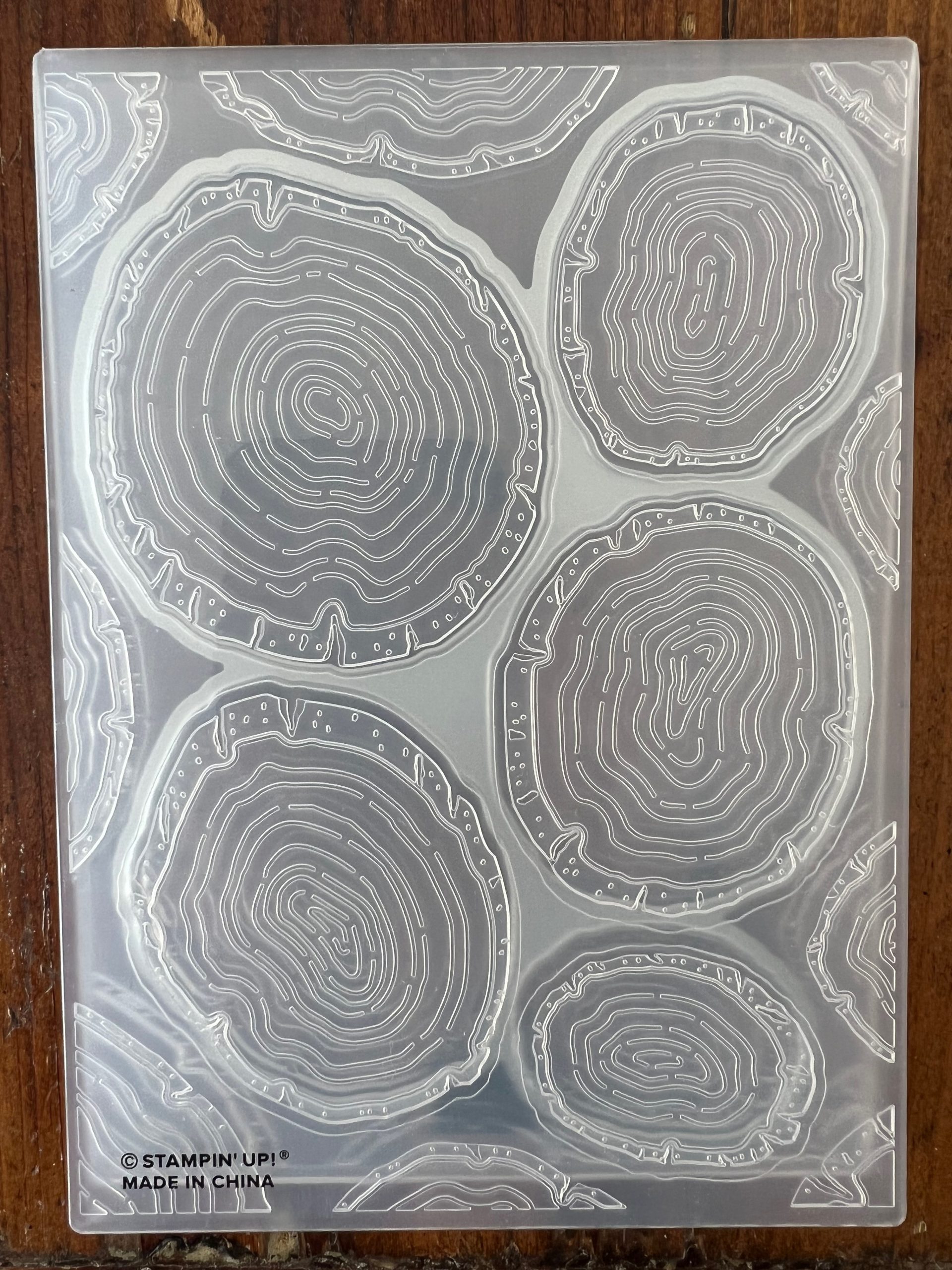 All-in-one Tree Rings Hybrid Embossing Folder Archives - What Cathy Made