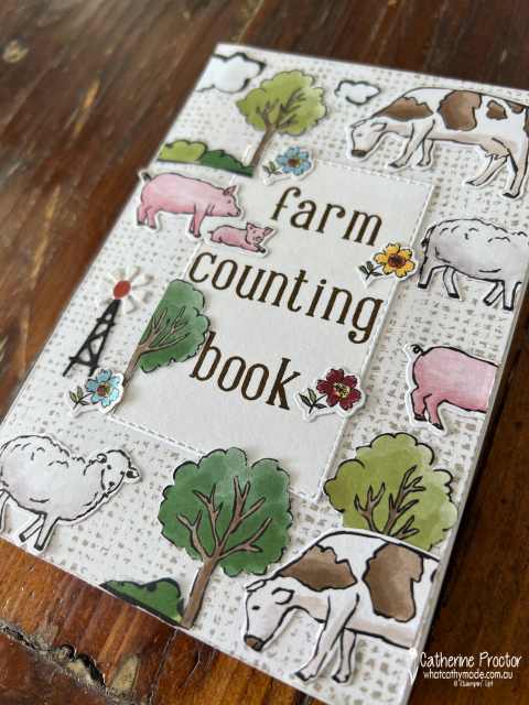 Stampin' Up! Pear Pizzazz On the Farm Counting Book - Week 36 AWH ...
