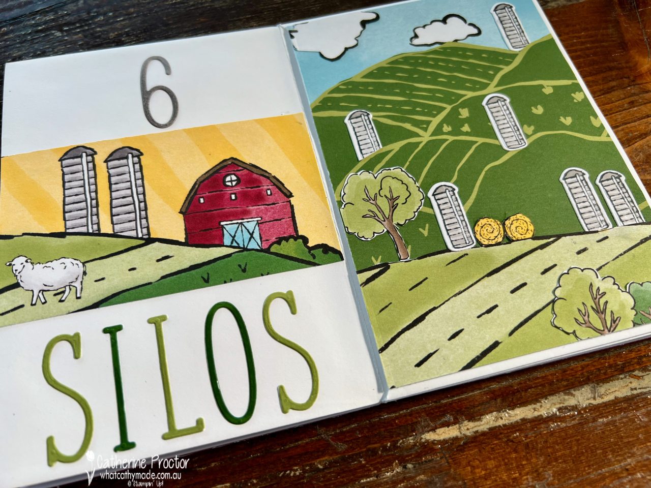 Stampin' Up! Pear Pizzazz On the Farm Counting Book - Week 36 AWH ...