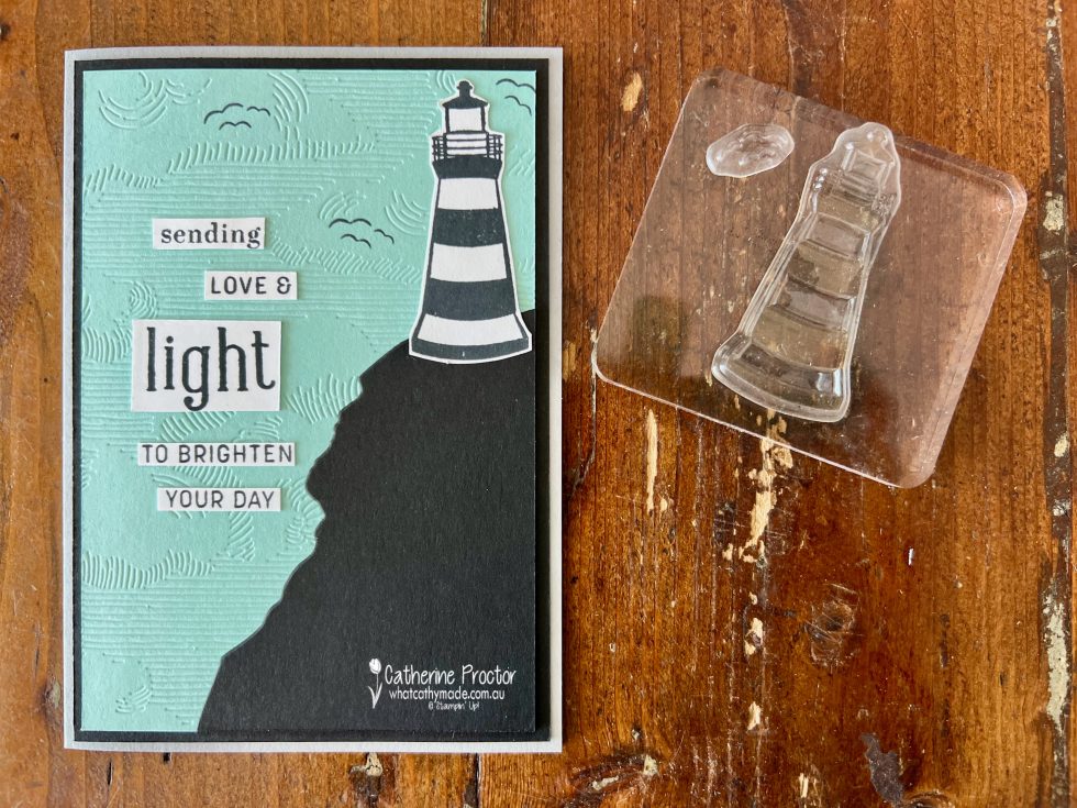 Stampin' Up! Pool Party Into the Clouds Lighthouse Card - Week 39 AWH ...