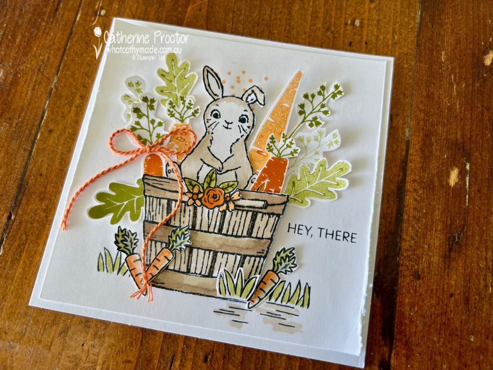 Stampin' Up! Pumpkin Pie Easter Bunny Bundle and Thanks A Bunch Card ...