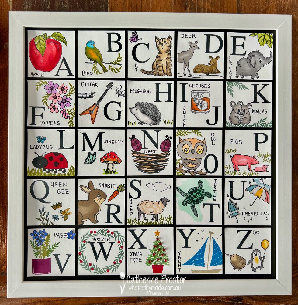 Classic Letters Stamp Set Alphabet Sampler - What Cathy Made
