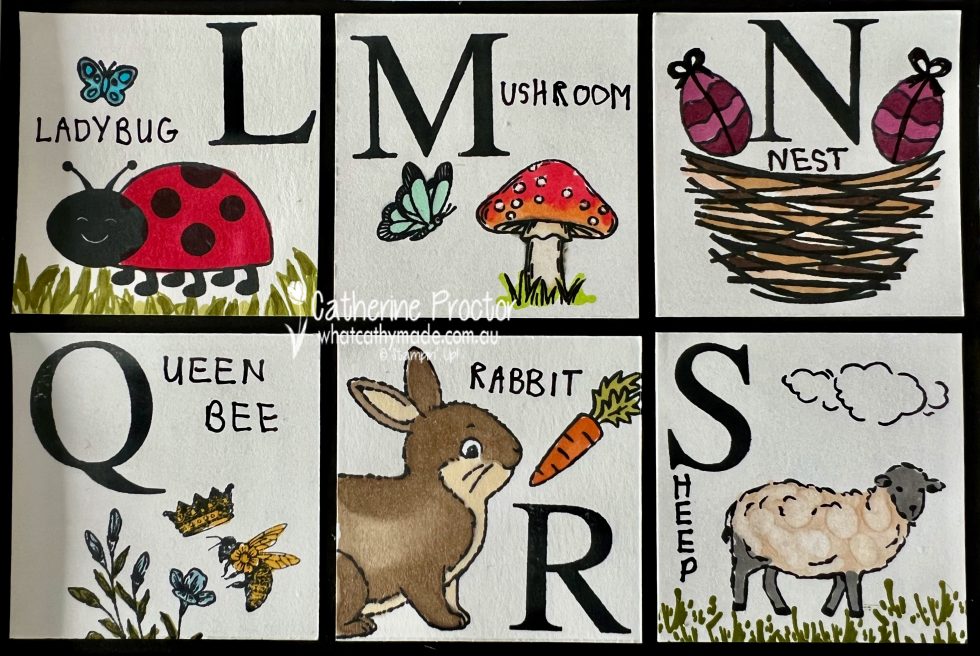 Classic Letters Stamp Set Alphabet Sampler - What Cathy Made