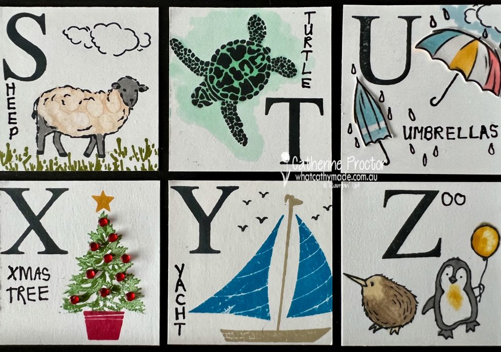 Classic Letters Stamp Set Alphabet Sampler - What Cathy Made