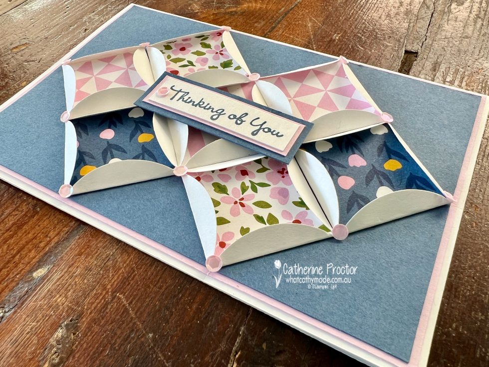 Bubble Bath Delightfully Eclectic Paper Quilt Cards - What Cathy Made