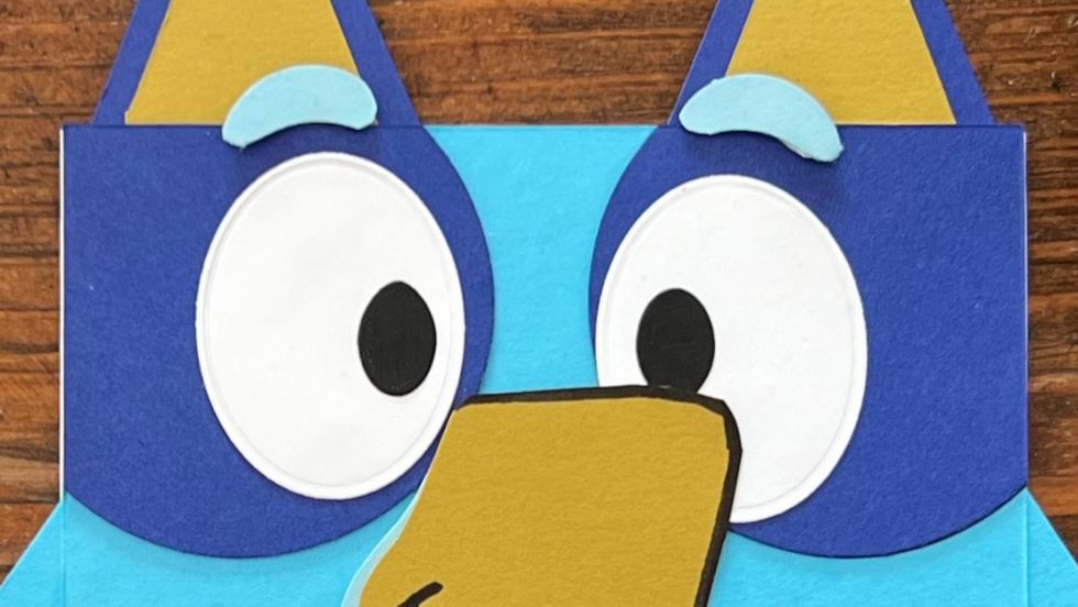 Blueberry Bushel Bluey Birthday Card - What Cathy Made