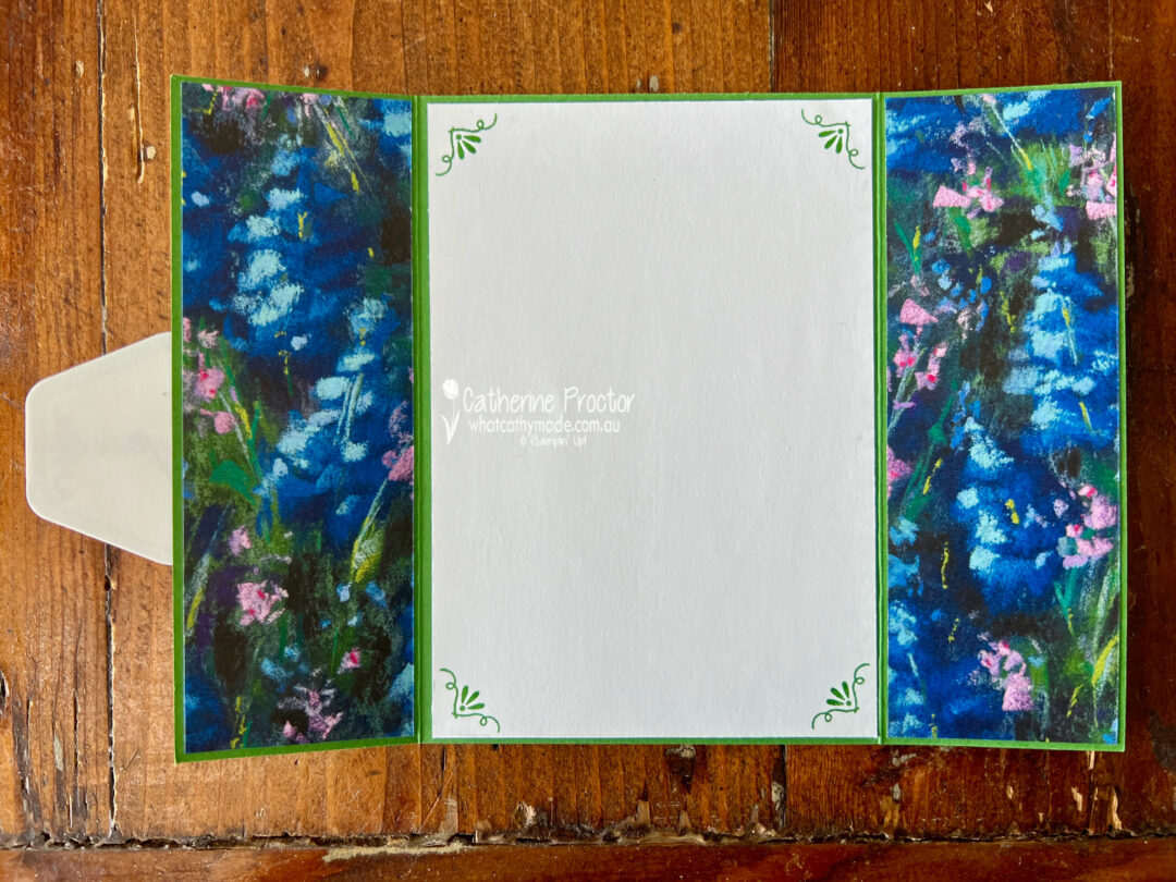 AWH Colour Creations Garden Green Meandering Meadows Fancy Fold Cards ...