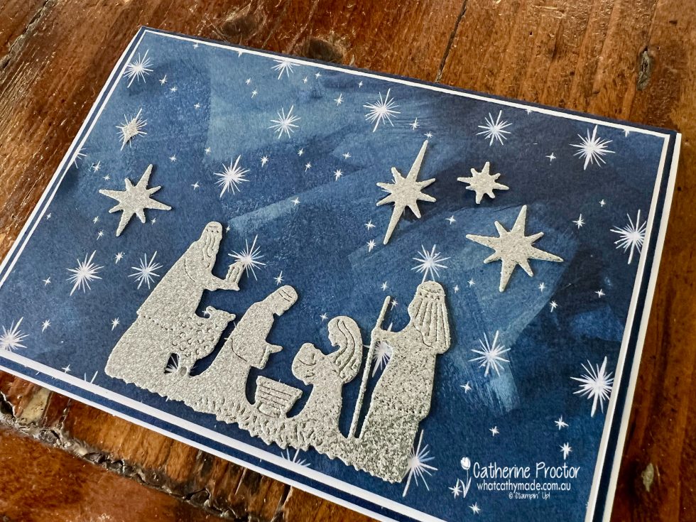 AWH Heart of Christmas Night Divine Christmas Card - What Cathy Made
