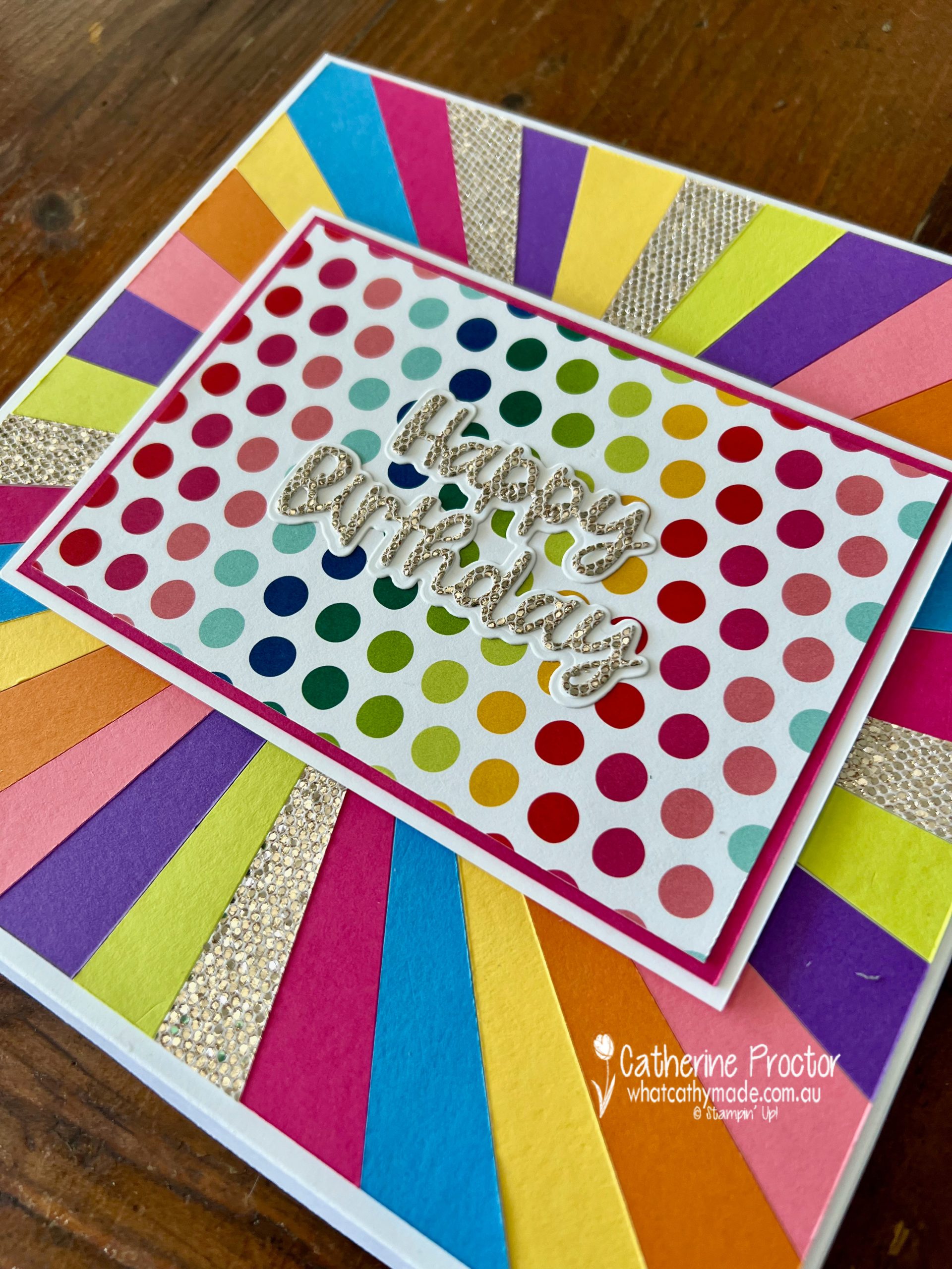 Melon Mambo Custom Gift Box and Birthday Card - What Cathy Made