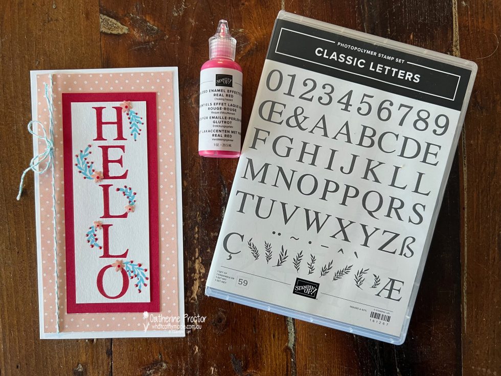 Classic Letters Stamp Set Archives - What Cathy Made