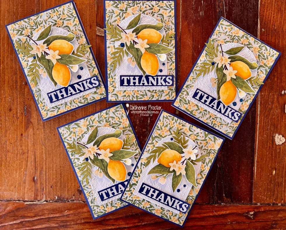 Stampin' Up! Daffodil Delight Cards - What Cathy Made
