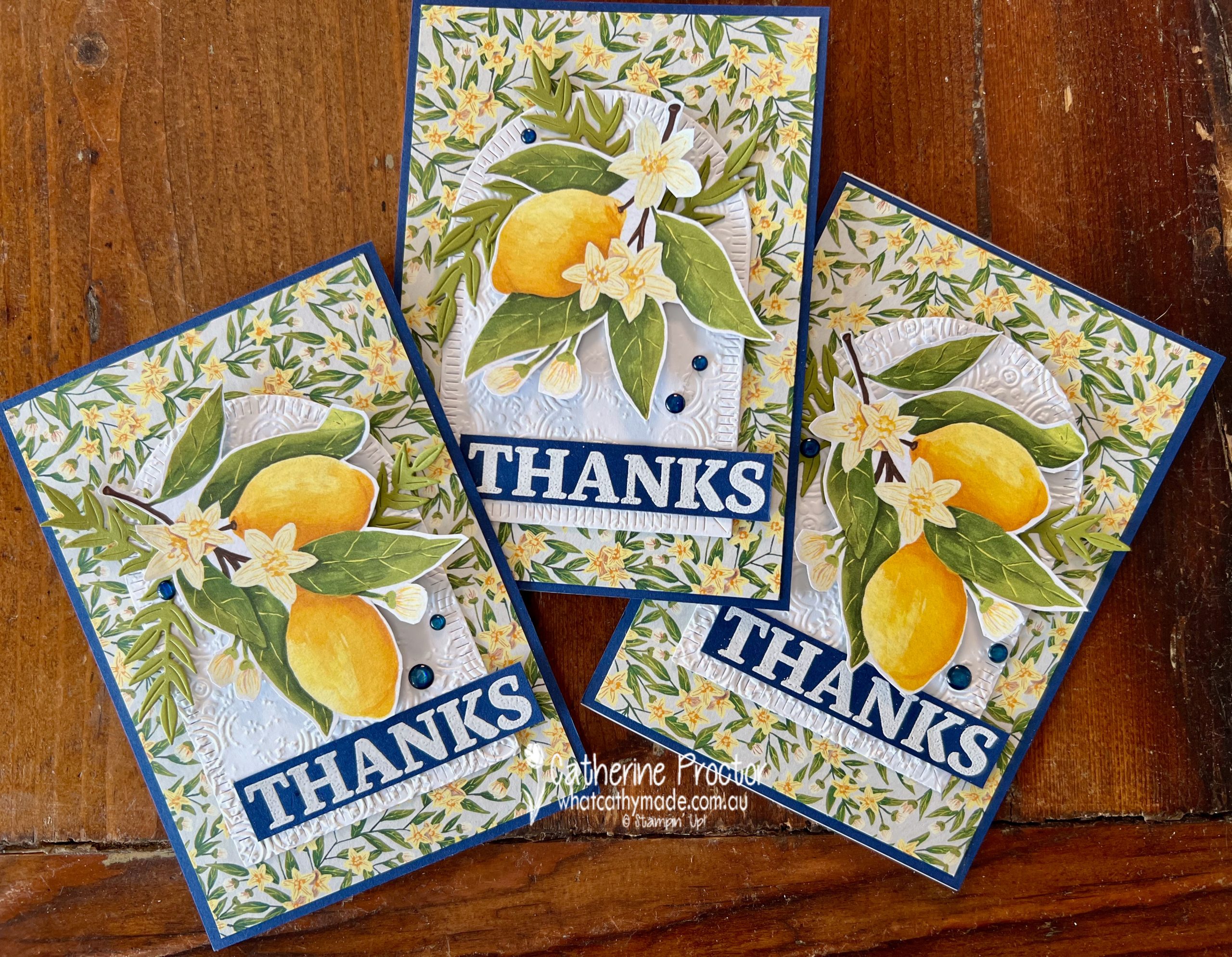 Stampin' Up! Daffodil Delight Cards - What Cathy Made