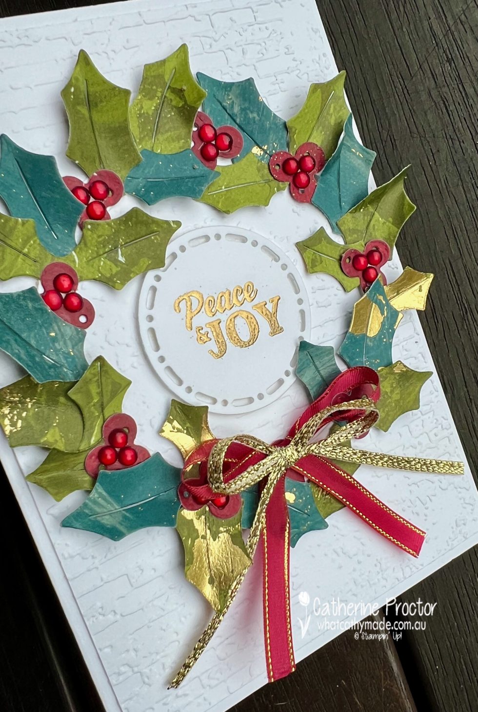 "Deck the Wreath" - Day 7 of the 30 Day Christmas Card Making Challenge ...