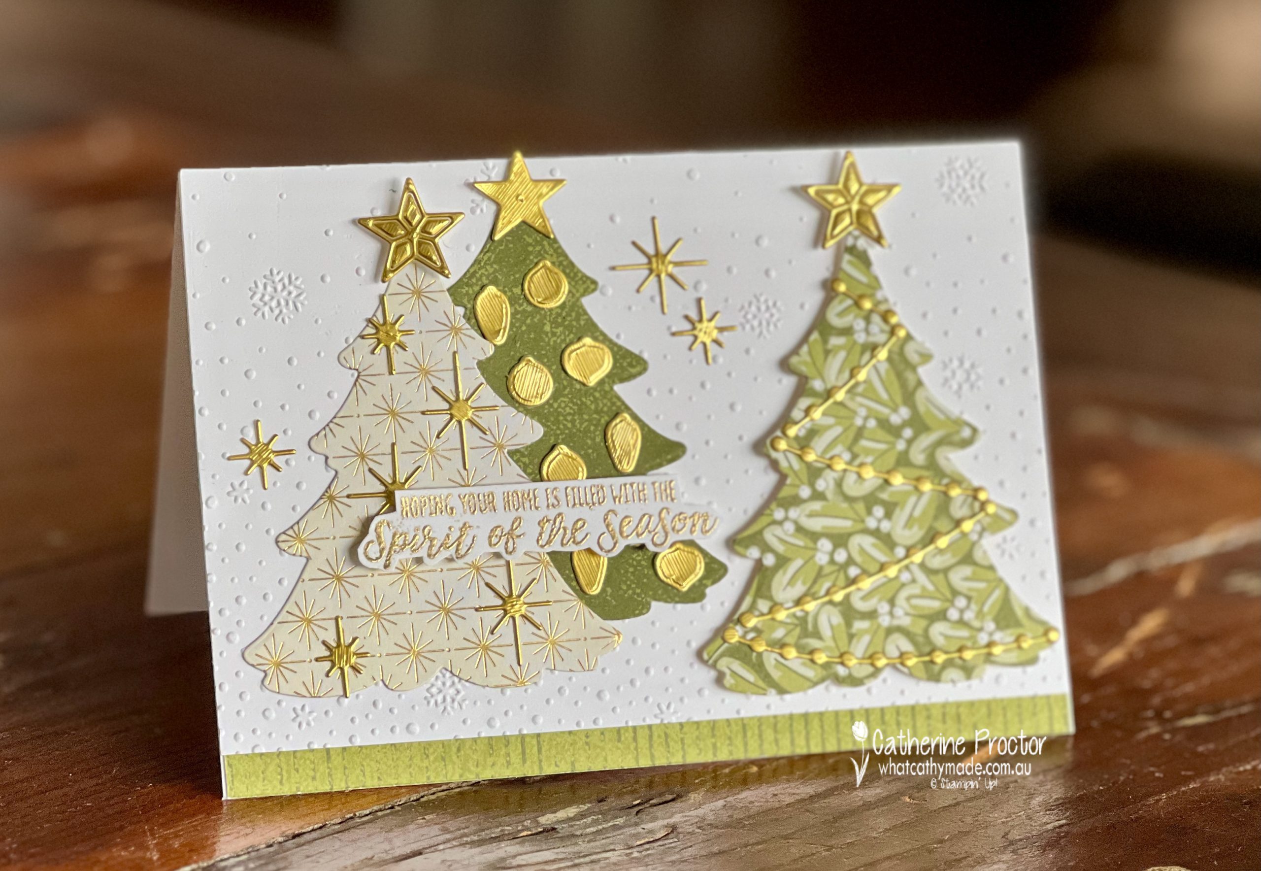 Day 15 of the 30-Day Christmas Card Making Challenge - What Cathy Made