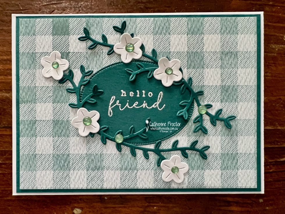 Pretty Peacock and Lost Lagoon Cards - What Cathy Made